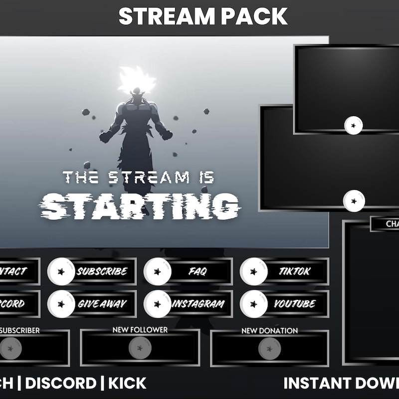 Solo Leveling Stream Overlay - Etsy