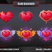Founders Twitch Bit Badges + Transparent Version | Twitch Bit Badges ...