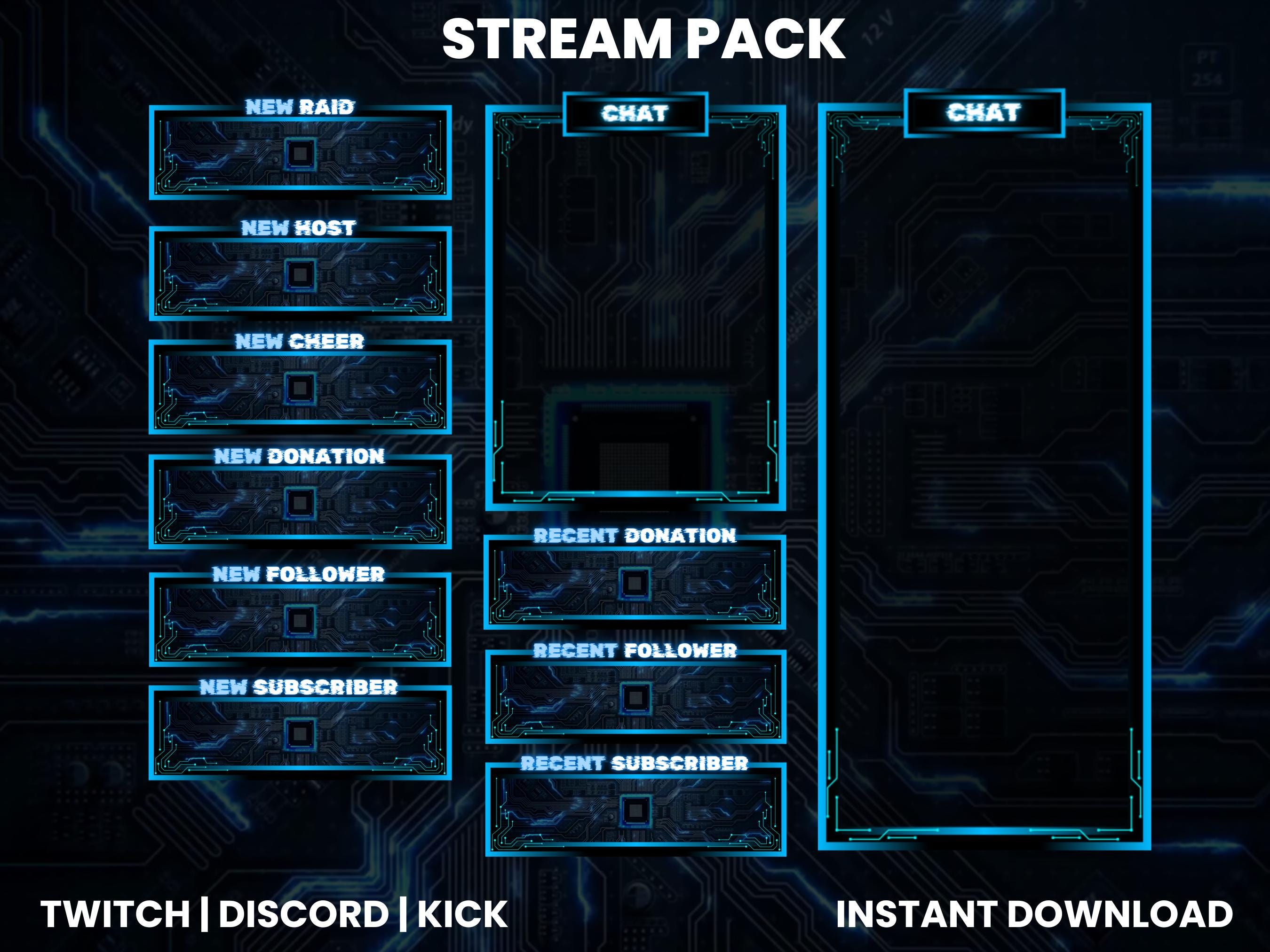 Animated Twitch Stream Pack | Circuit Technology Stream Pack | Twitch ...