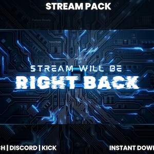 Animated Twitch Stream Pack | Circuit Technology Stream Pack | Twitch ...