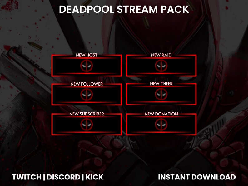 Twitch Stream Pack | Twitch Screen Overlay | Animated Webcam | Twitch ...