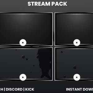 Twitch Stream Pack | Twitch Screen Overlays | Animated Webcam | Twitch ...