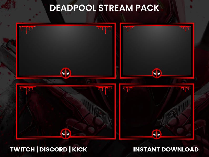 Twitch Stream Pack | Twitch Screen Overlay | Animated Webcam | Twitch ...