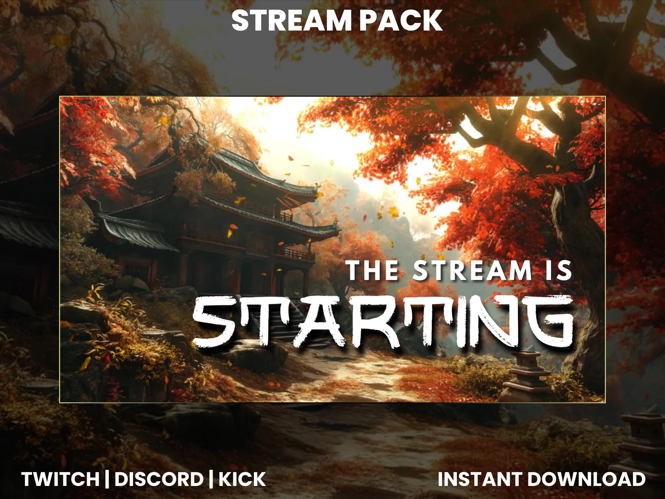 Animated Twitch Stream Pack | Japanese House | Samurai House | Twitch ...