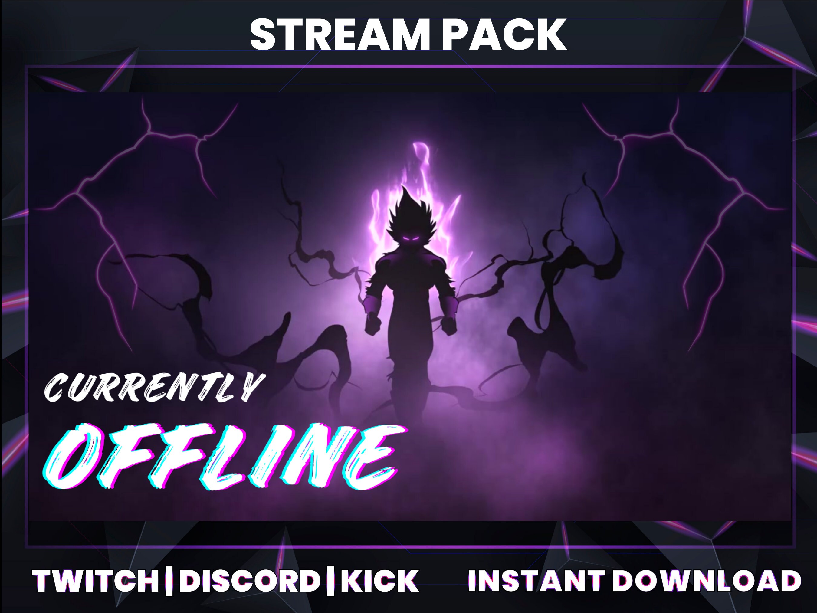 Twitch Stream Pack Twitch Screen Overlays Animated Webcam Twitch ...
