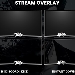 Joker Twitch Stream Pack | Twitch Screen Overlays | Animated Webcam ...