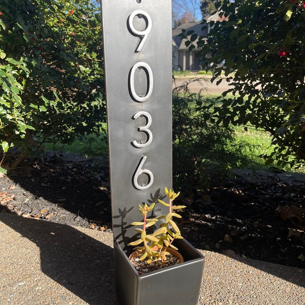 Address Planter - Etsy