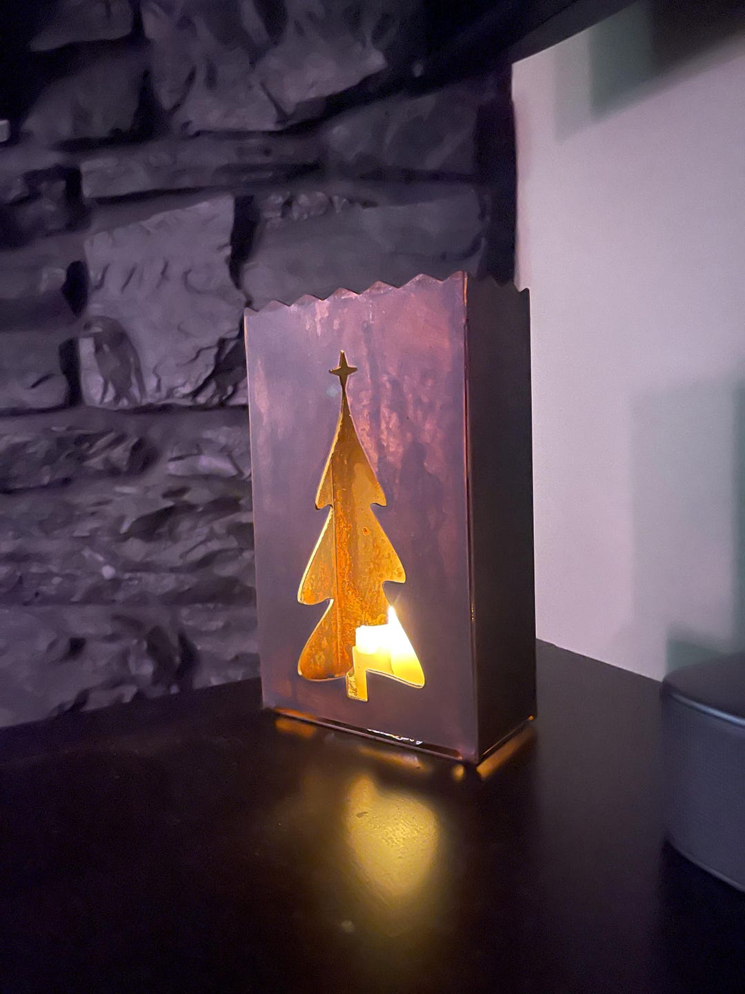 Metal Christmas Luminary - Etsy