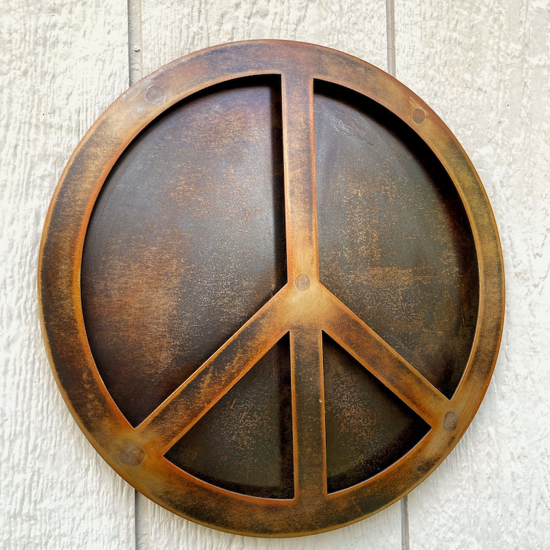 Peace Sign Wall Art - Etsy