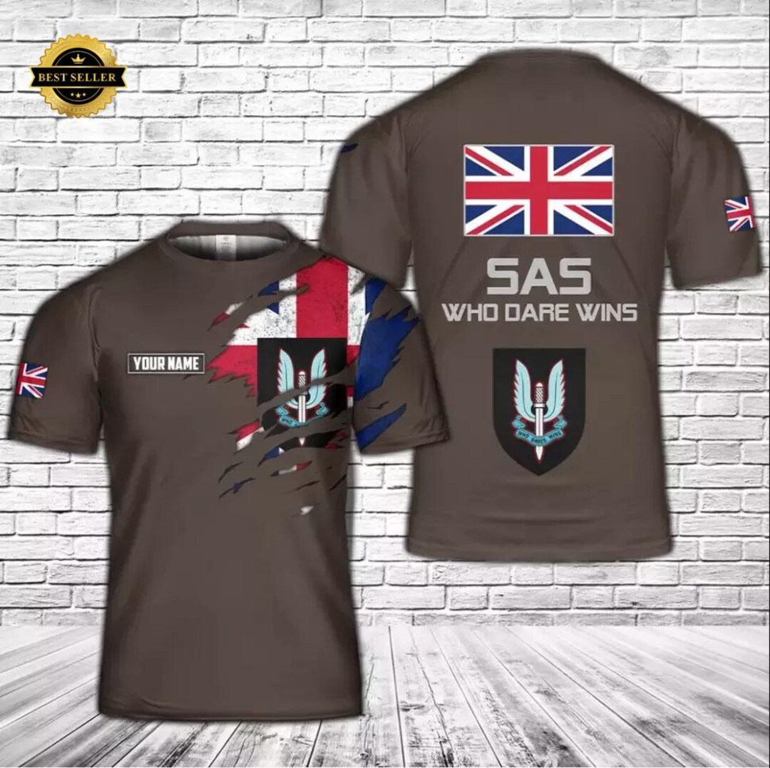 Custom SAS Who Dares Wins T-shirt British Special Forces Design - Etsy