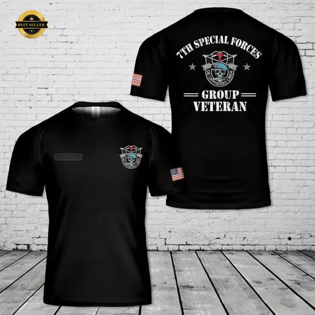 Custom 7th Special Forces Group Veteran T-shirt de Oppresso Liber ...