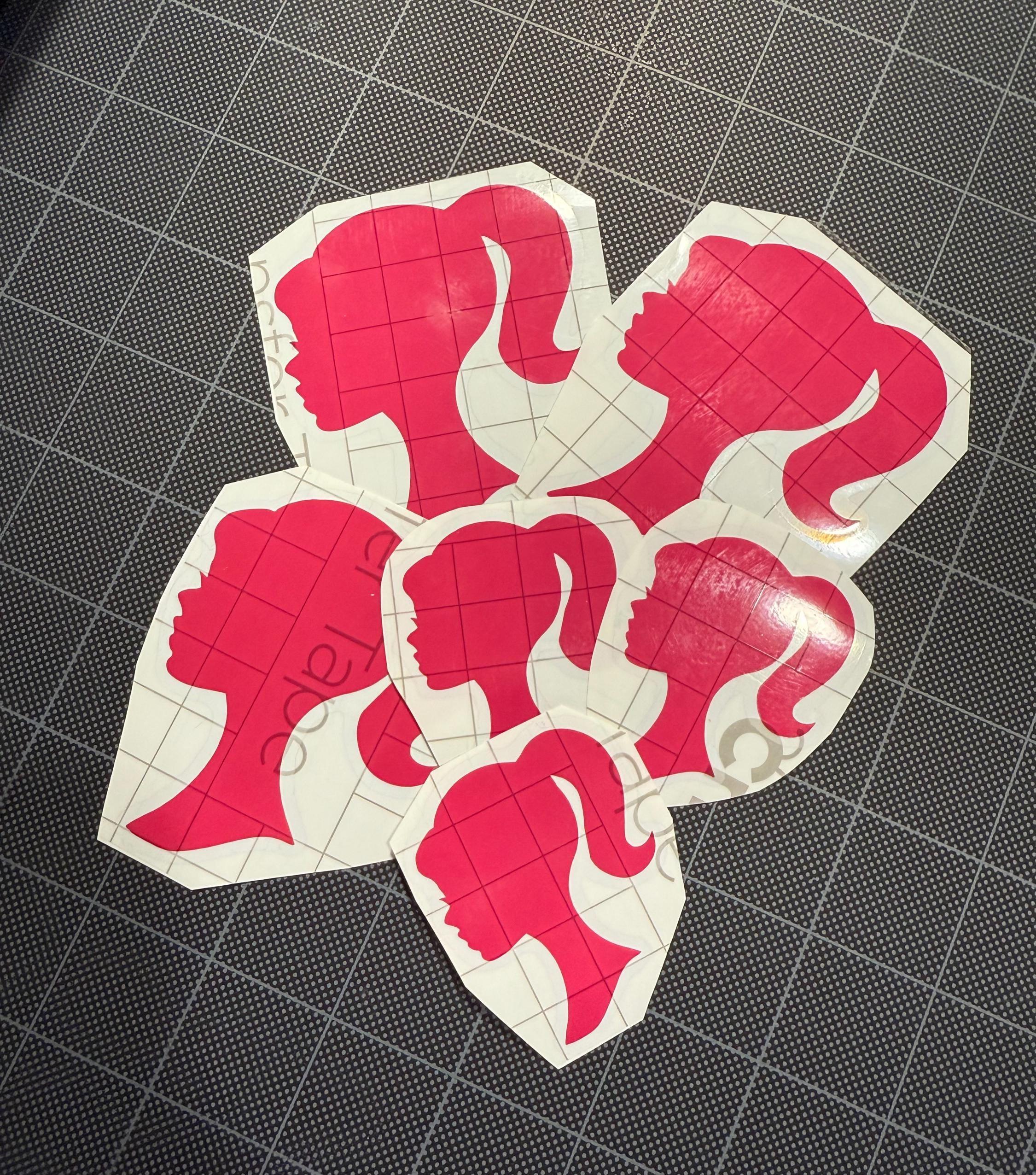 Barbie Head Decal - Etsy