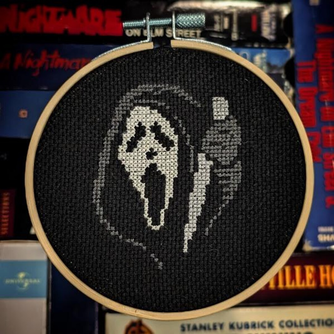 Mini Ghostface - an Icons of Horror Classic Slashers Cross Stitch ...