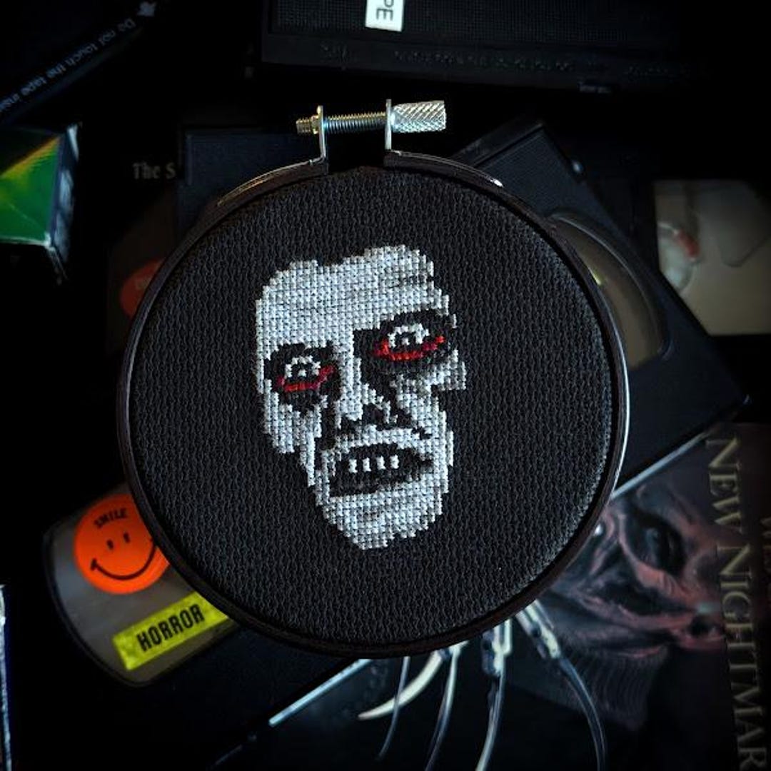Mini PAZUZU Cross Stitch (the Exorcist) - an Icons of Horror: Evil ...