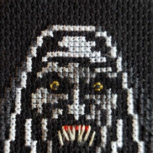 Mini VALAK Cross Stitch (the Nun) - an Icons of Horror: Evil Entities ...