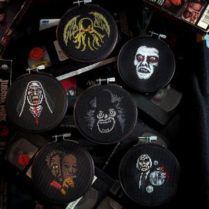 Mini REGAN MACNEIL Cross Stitch (the Exorcist) - an Icons of Horror ...