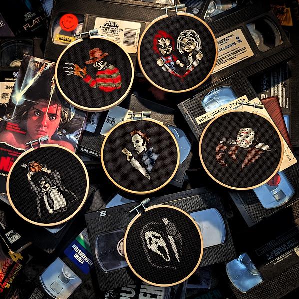Mini Jason Voorhees - an Icons of Horror Classic Slashers Cross Stitch ...