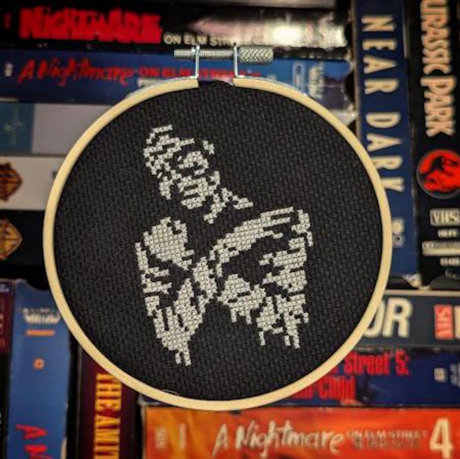 Mini Monsters Cross Stitch - the Icons of Horror Silver Screams Pattern ...