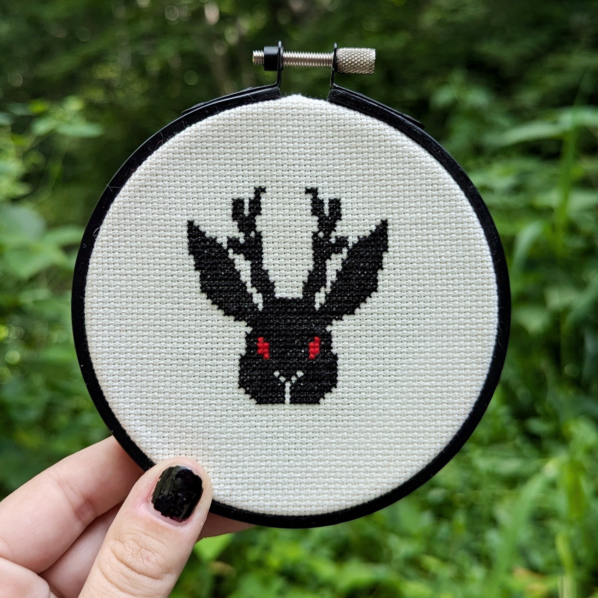 Mini Jackalope Cross Stitch Pattern - Cryptid Cross Stitch - Instant ...