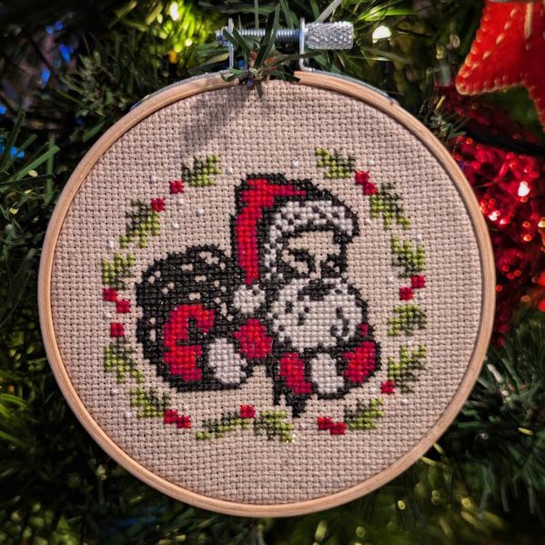 Mini FATHER CHRISTMAS SANTA Cross Stitch - A Legends of Yule Cross ...