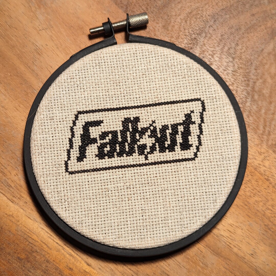 Fallout Four Logo Cross Stitch Pattern fallout Instant Download - Etsy