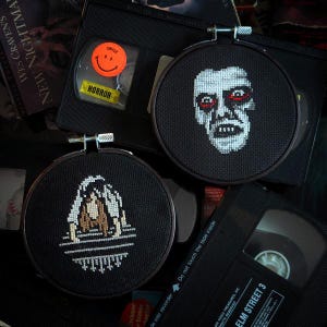 Mini REGAN MACNEIL Cross Stitch (the Exorcist) - an Icons of Horror ...