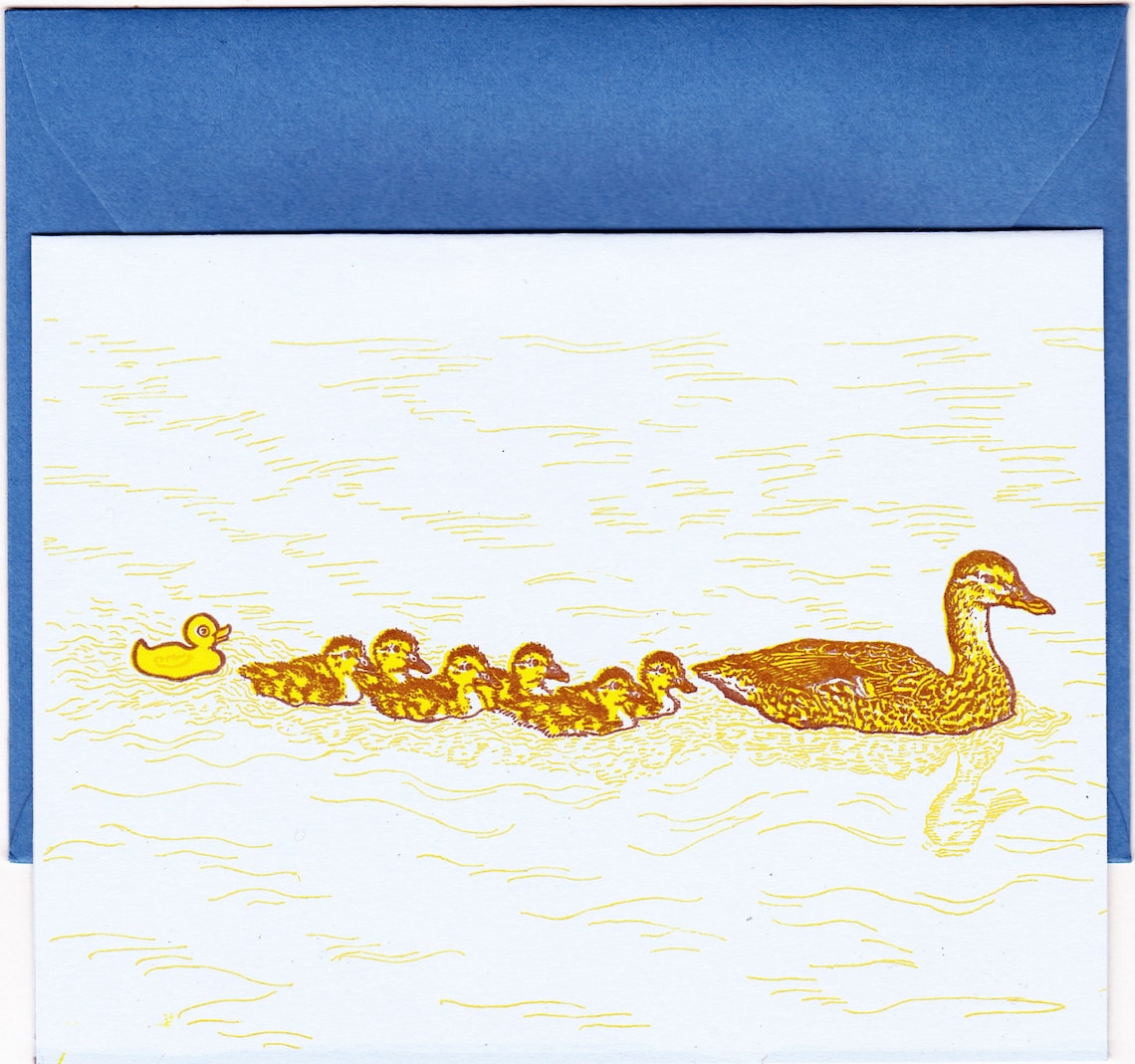 Quack, Quack, Squeak! Card - Etsy