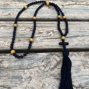 Handcrafted Greek Orthodox Prayer Rope, 100 Knot Komboskini Chotki ...