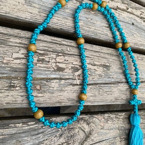 Handcrafted Greek Orthodox Prayer Rope, 100 Knot Komboskini Chotki ...