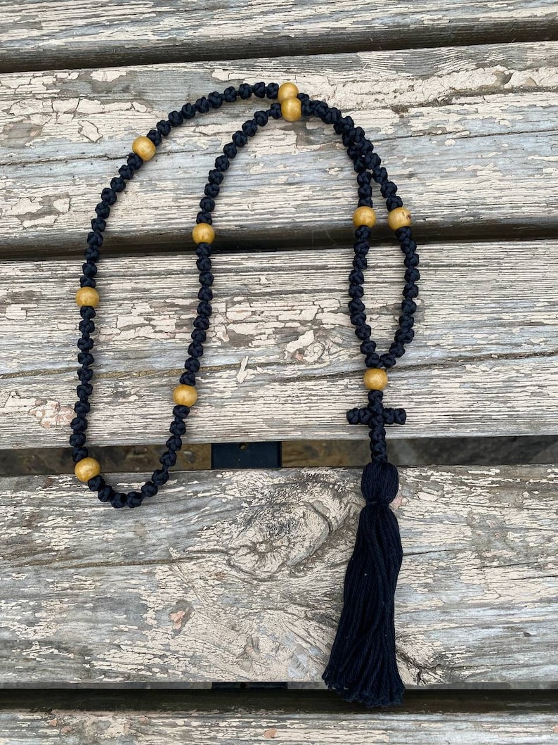 Handcrafted Orthodox Pocket Prayer Rope 100 Knot Greek Komboskini ...