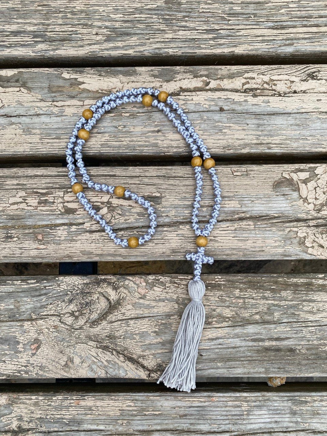 Handcrafted Orthodox Prayer Rope 100 Knot Greek Komboskini Rosary Beads ...