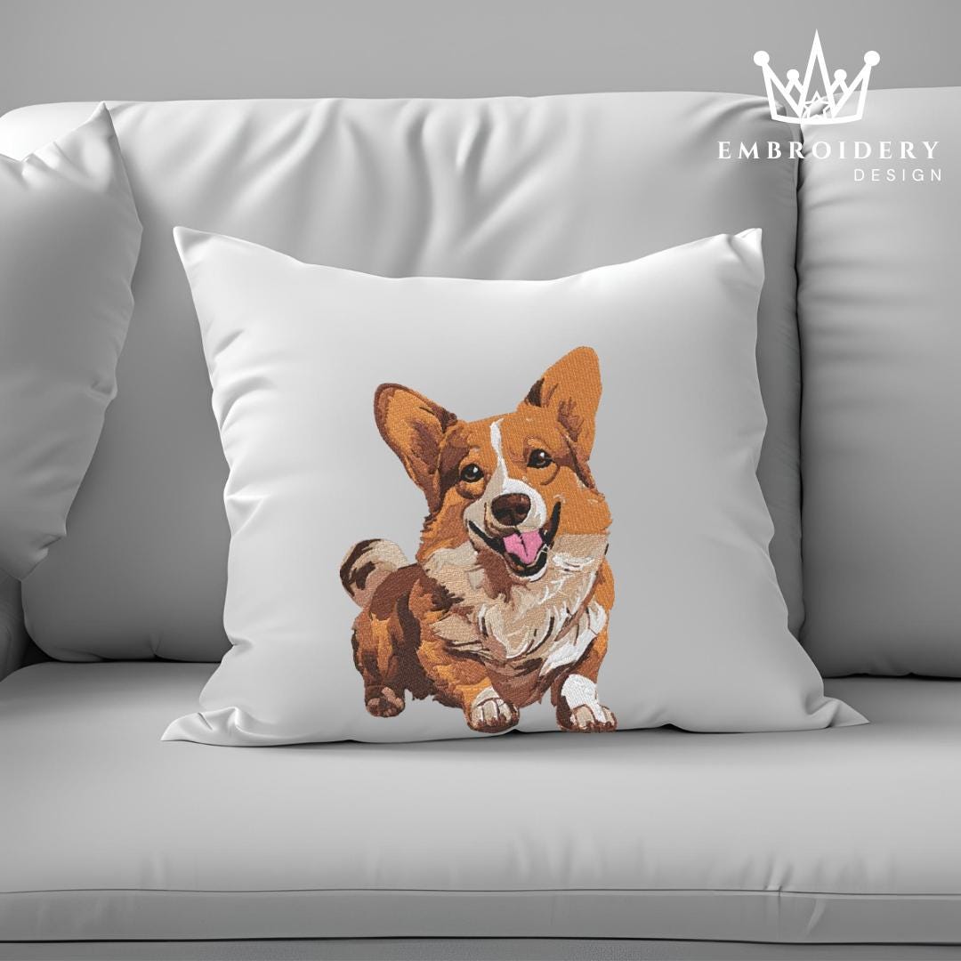 Corgi Embroidery Design Machine Download Digital Files. Corgi Dog ...
