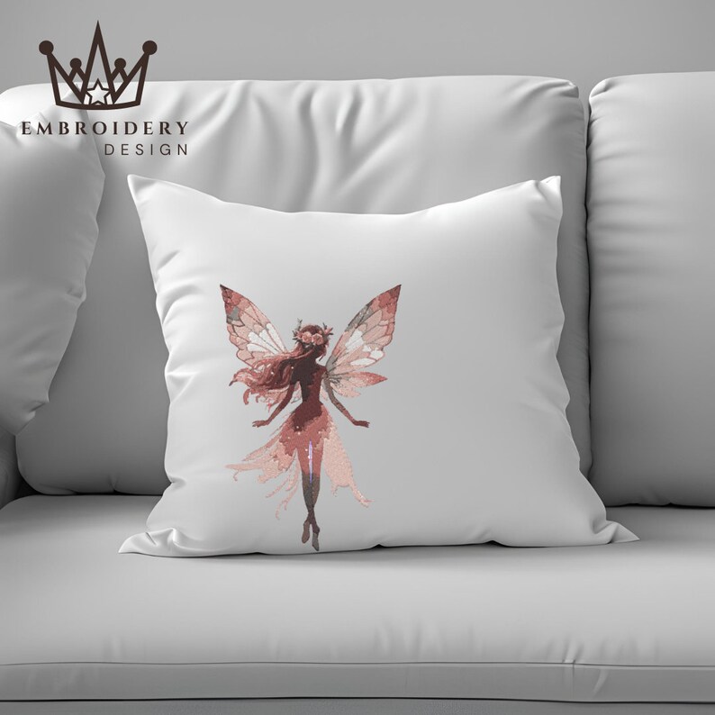 Fairy Embroidery Design. Cute Fairy Embroidery Machine. Little Fairy ...