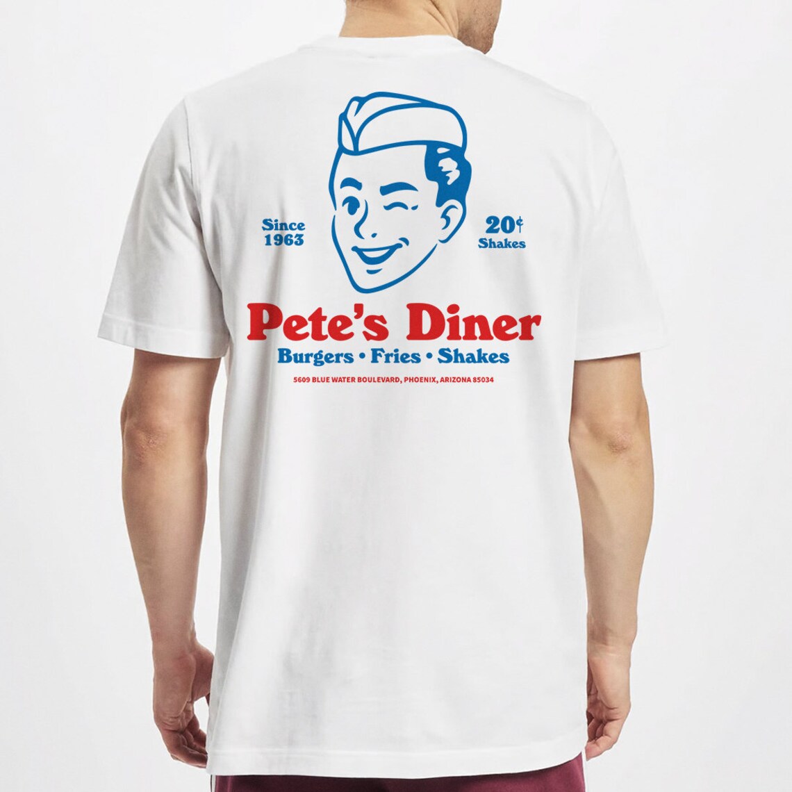 Pete's Diner Retro Graphic T-shirt - Etsy