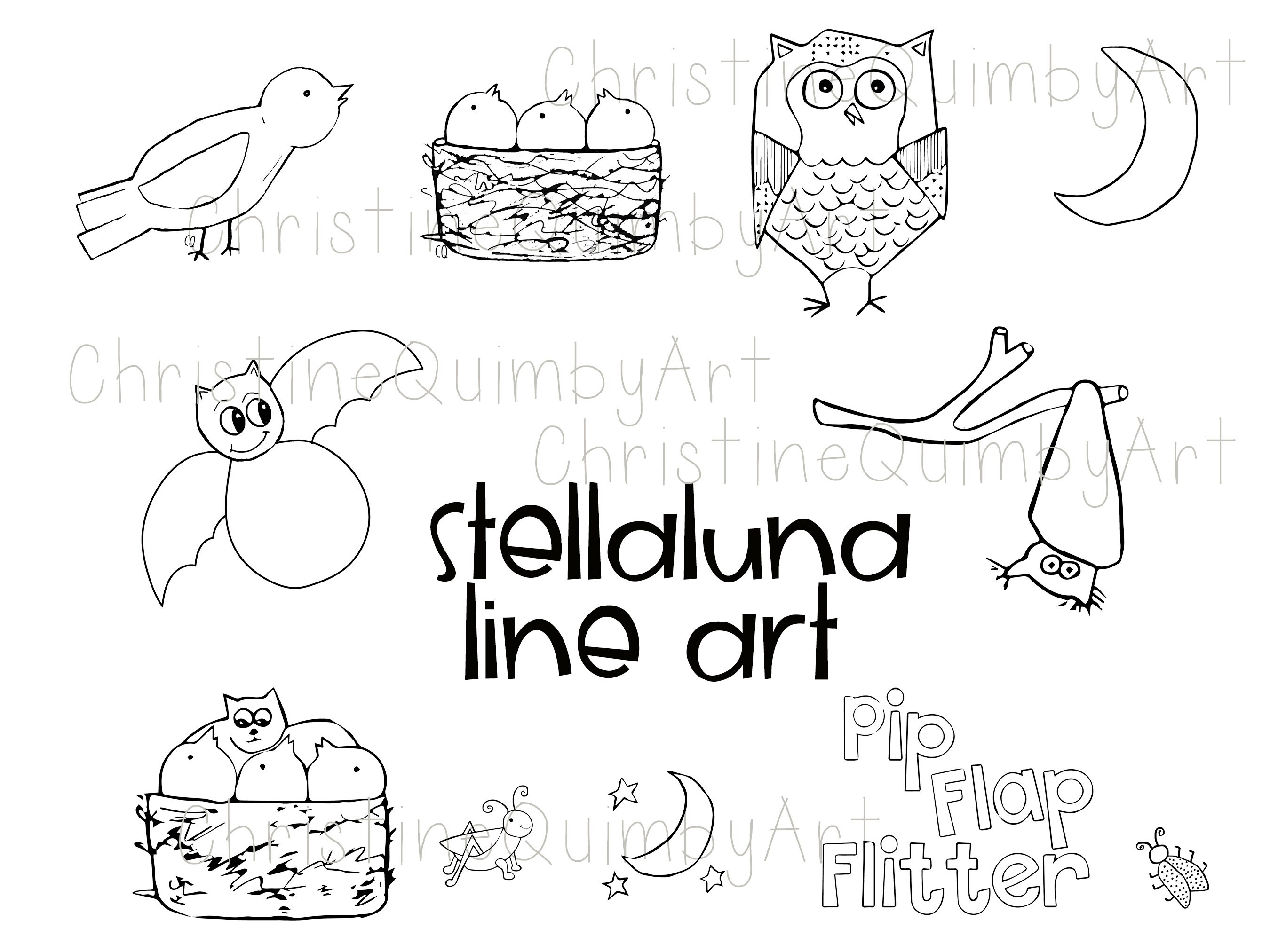 Stellaluna Coloring Pages Printable
