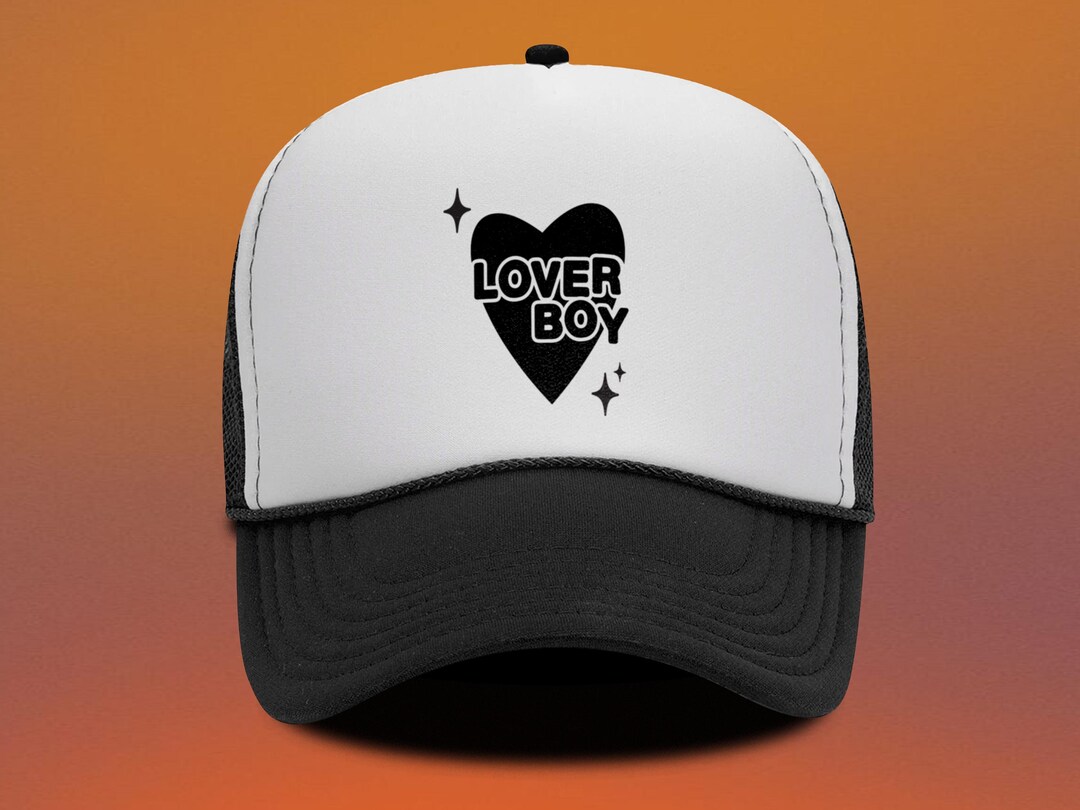LOVER BOY Trucker Hat, Vintage Trucker Hat, in Love, Hat for Men, Hat ...