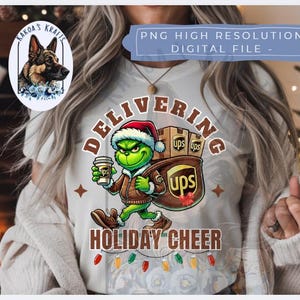 Delivering Holiday Cheer Grinch Ups - Etsy