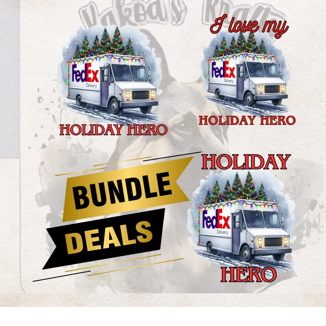 Fedex Holiday Hero, Fedex Png, Delivery Truck Png, Christmas Fedex ...