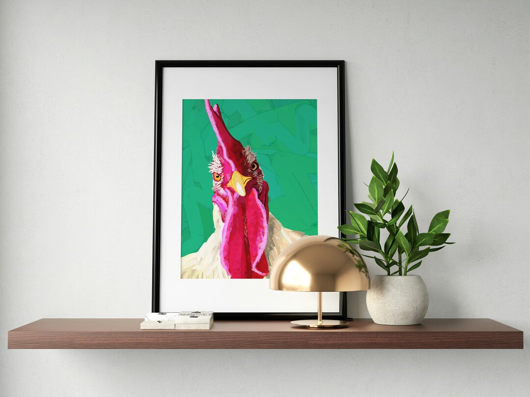 Judgy Chicken Fine Art Print - Etsy