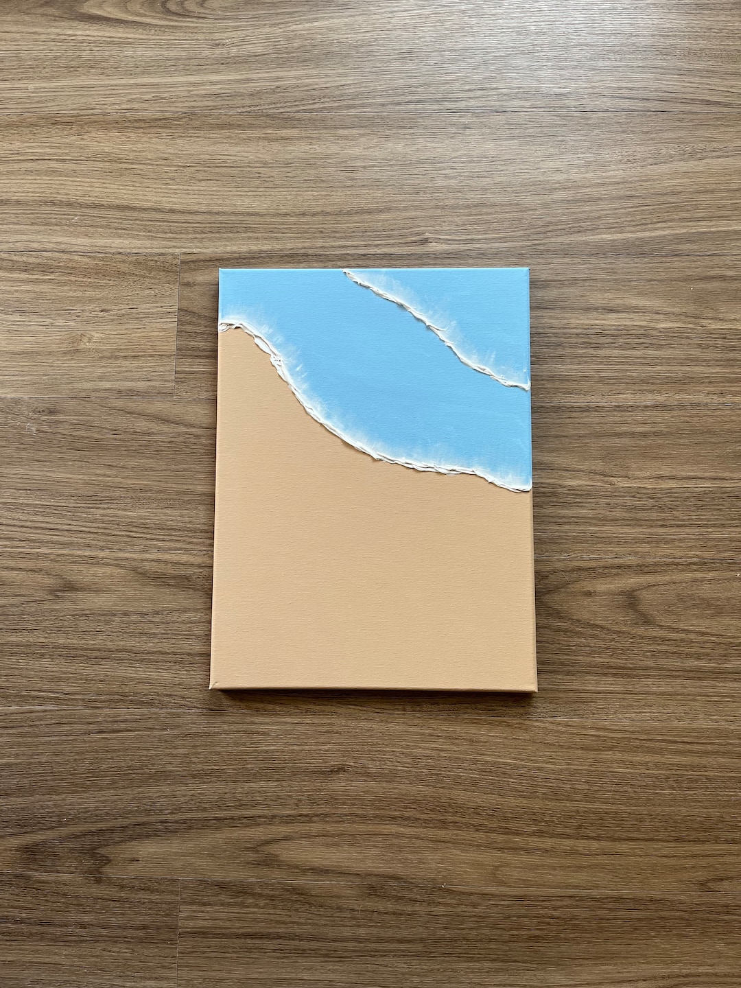 Textured Beach Waves Acrylic Painting - Etsy