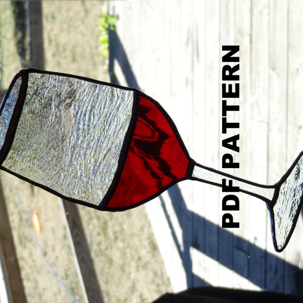 Wine Stained Glass Patterns - Etsy