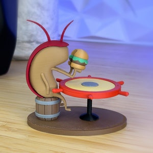 Cockroach Eating Burger Figurine | 3D Printed - Etsy