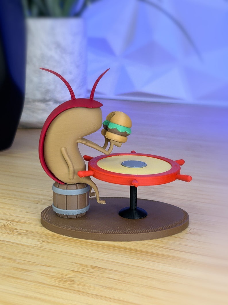 Cockroach Eating Burger Figurine 3D Printed - Etsy