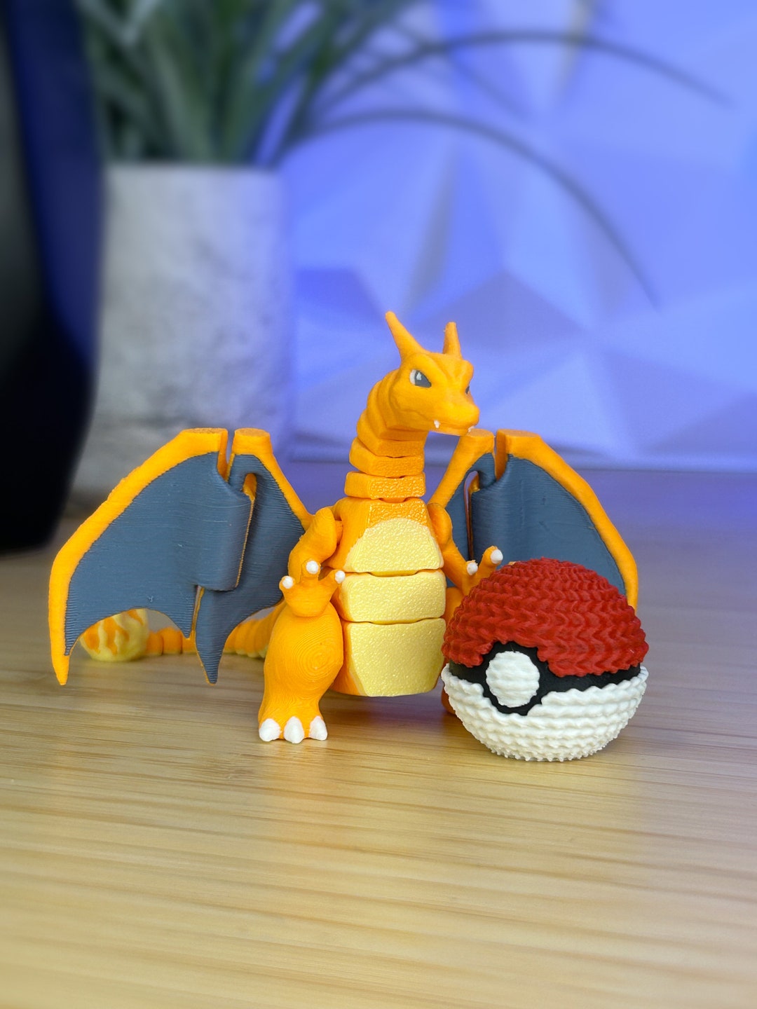 Flexi Charizard Figurine 3D Print - Etsy