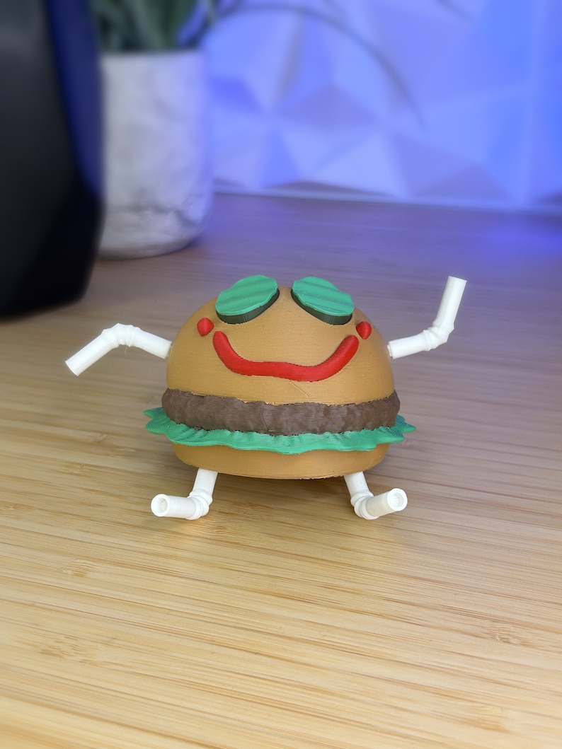 Burger Buddy Figurine | 3D Print - Etsy