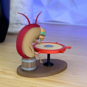Cockroach Eating Burger Figurine | 3D Printed - Etsy