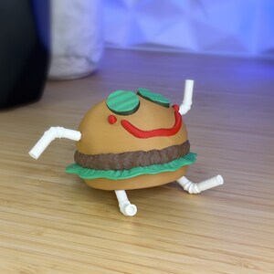 Burger Buddy Figurine | 3D Print - Etsy
