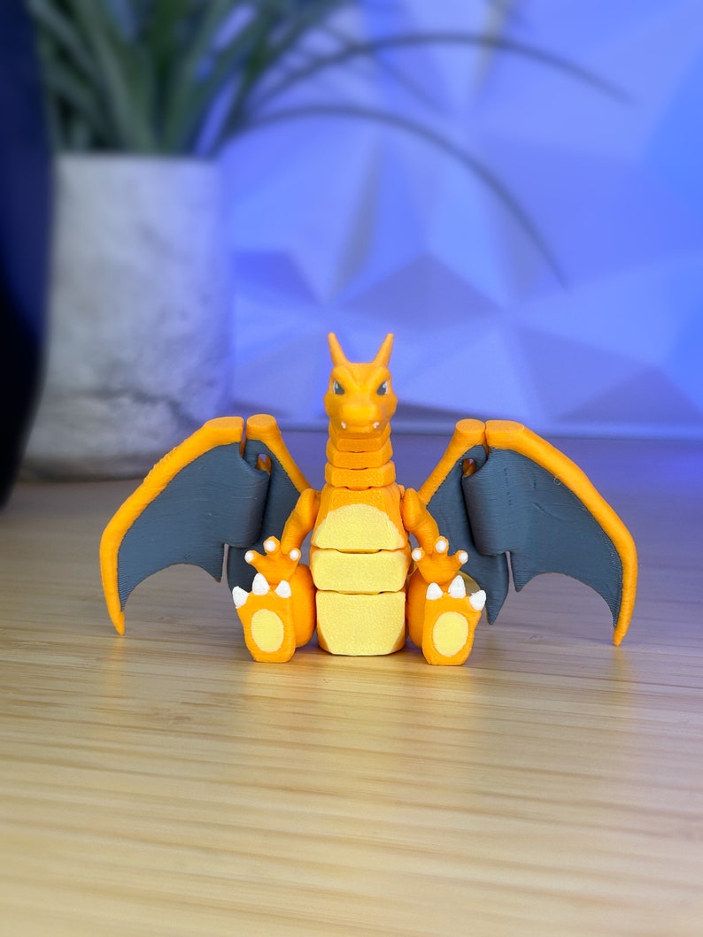 Flexi Charizard Figurine 3D Print - Etsy