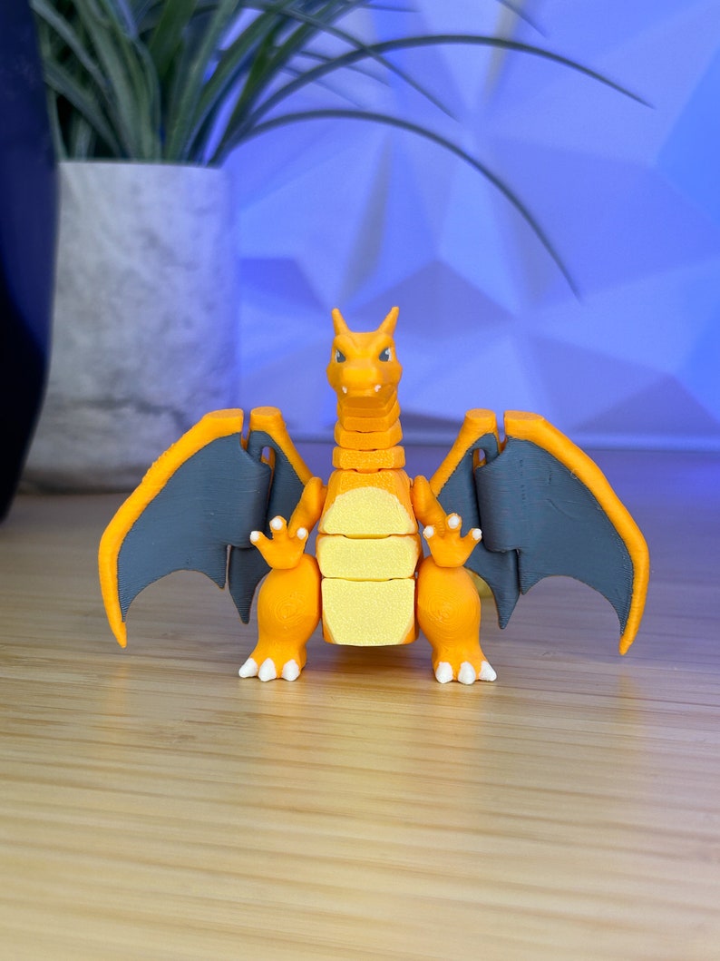 Flexi Charizard Figurine 3D Print - Etsy