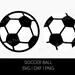 Soccer Ball SVG Files, Soccer Ball Cut Files, Soccer Ball Vector Files ...